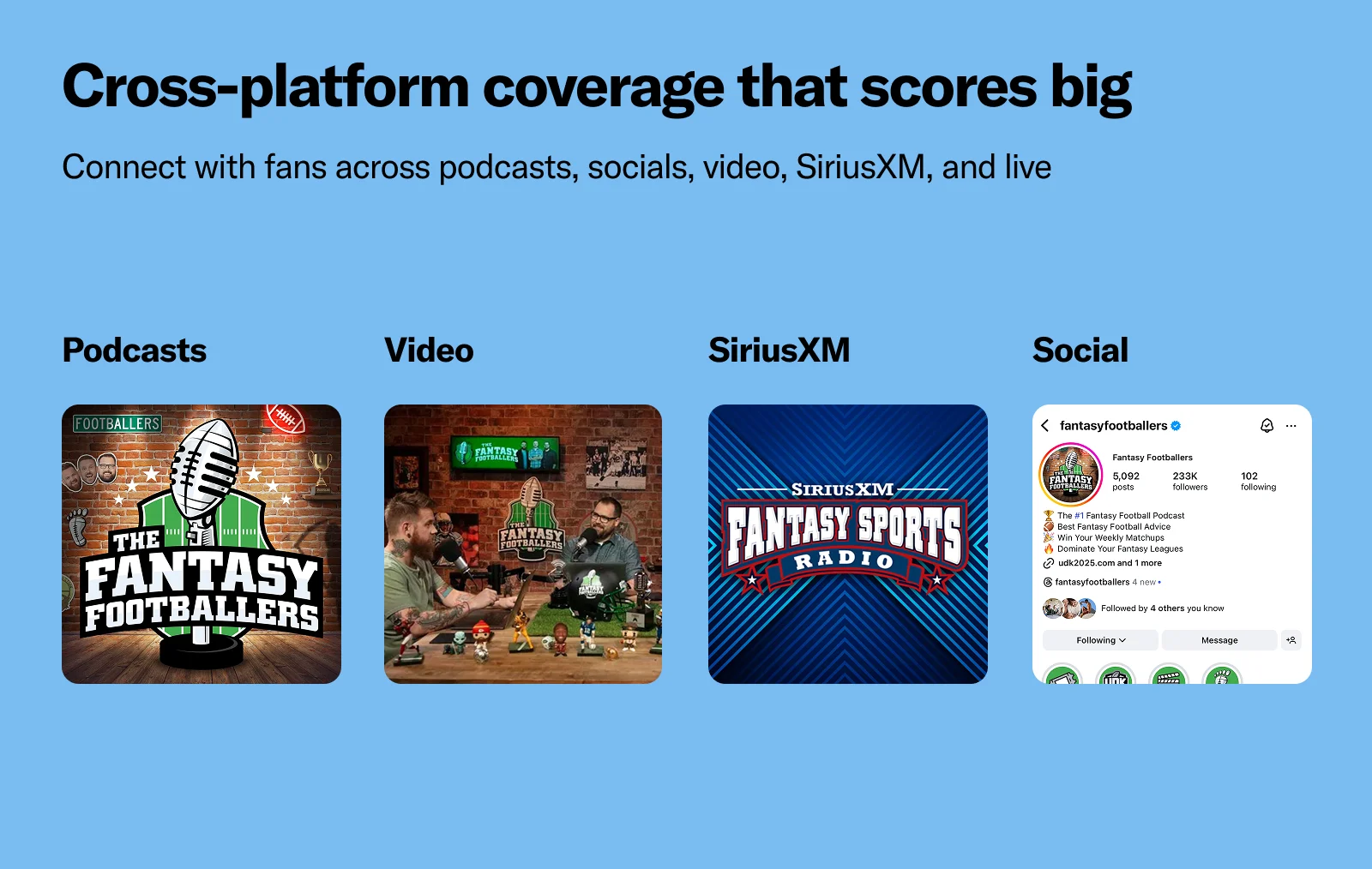 Draft Your Fantasy Podcast Campaign with Fantasy Footballers