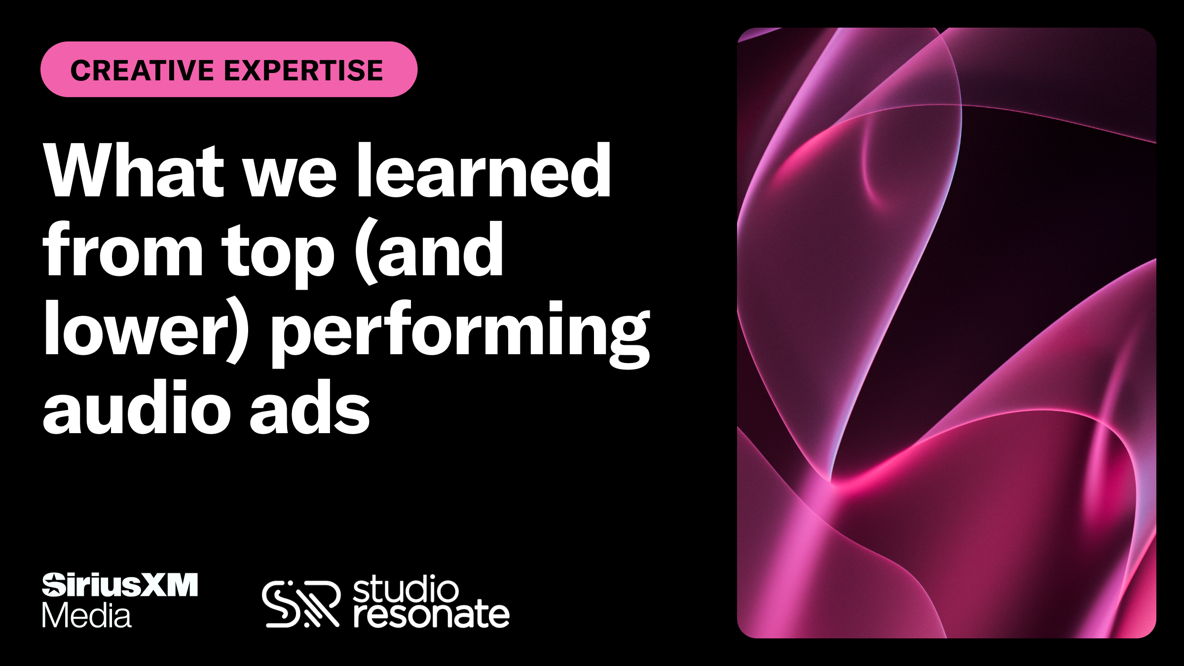 What We Learned from Top (and Lower) Performing Audio Ads