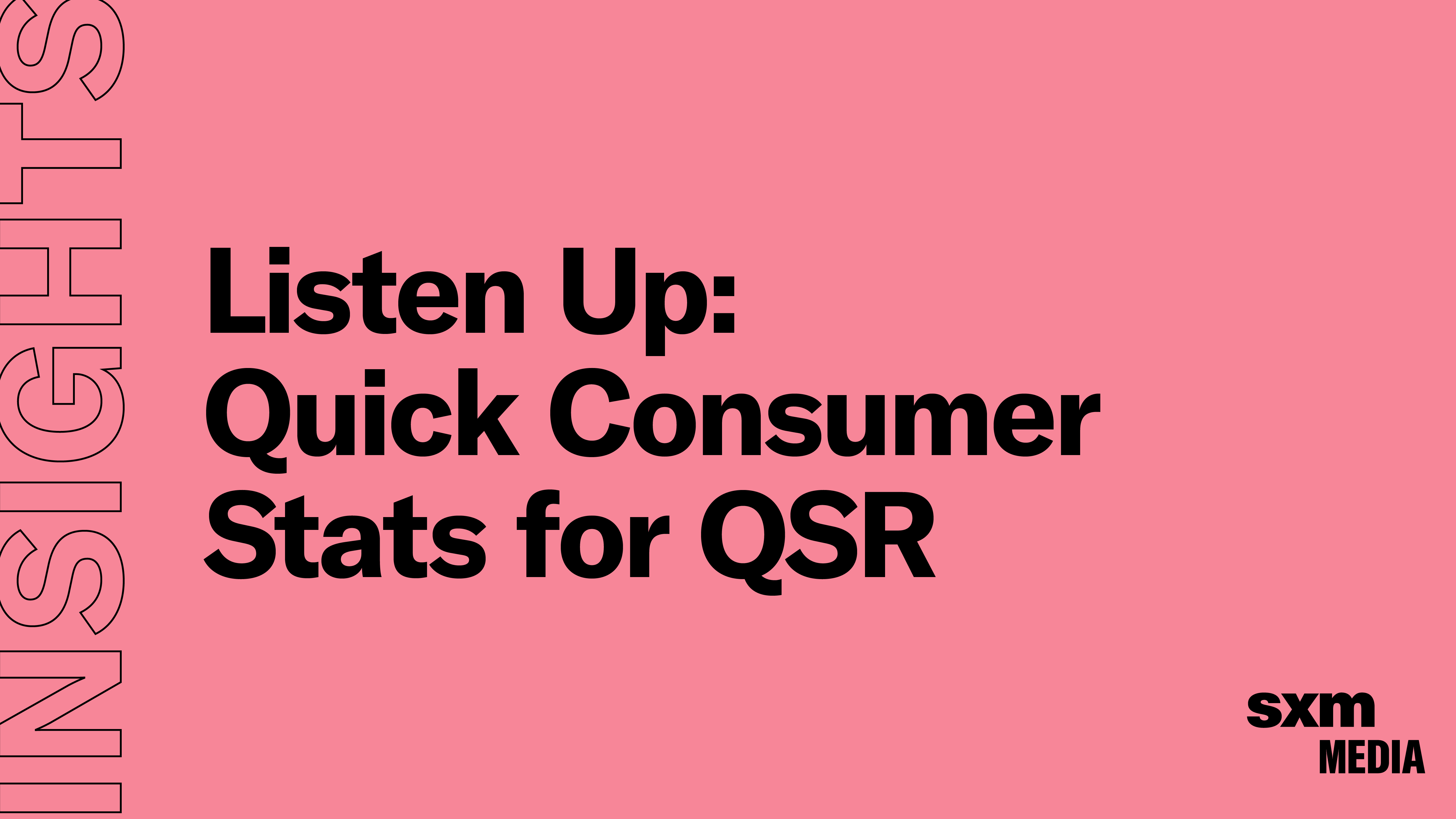 Listen Up: Quick Consumer Stats for QSR