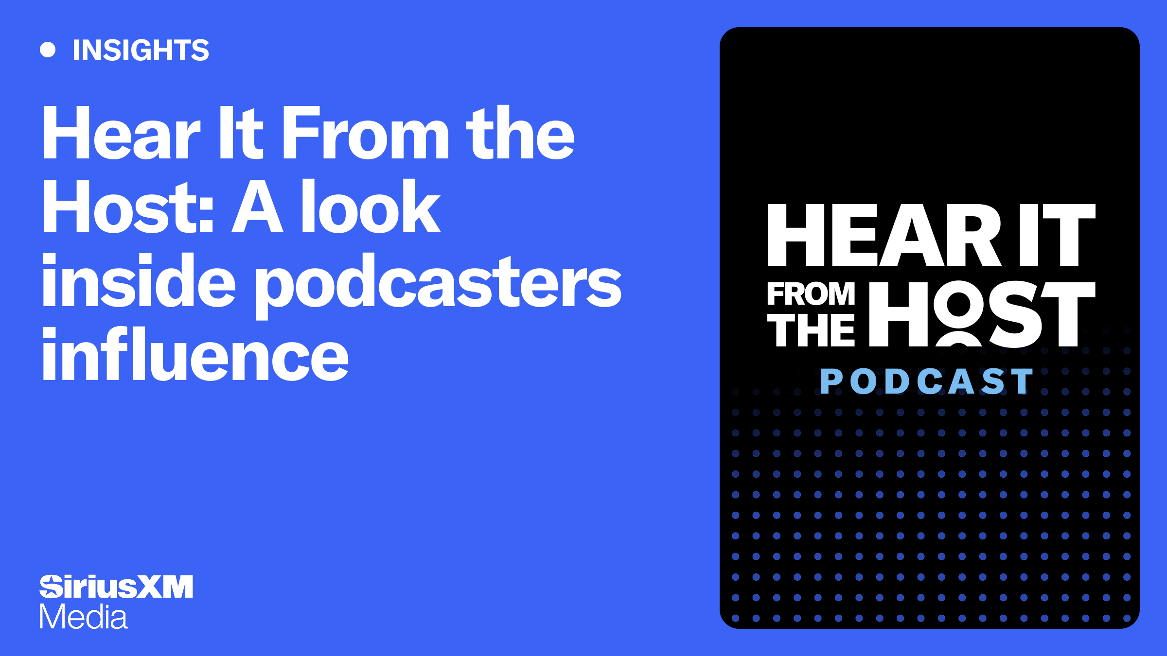 Hear It from the Host: A Look Inside Podcasters Influence