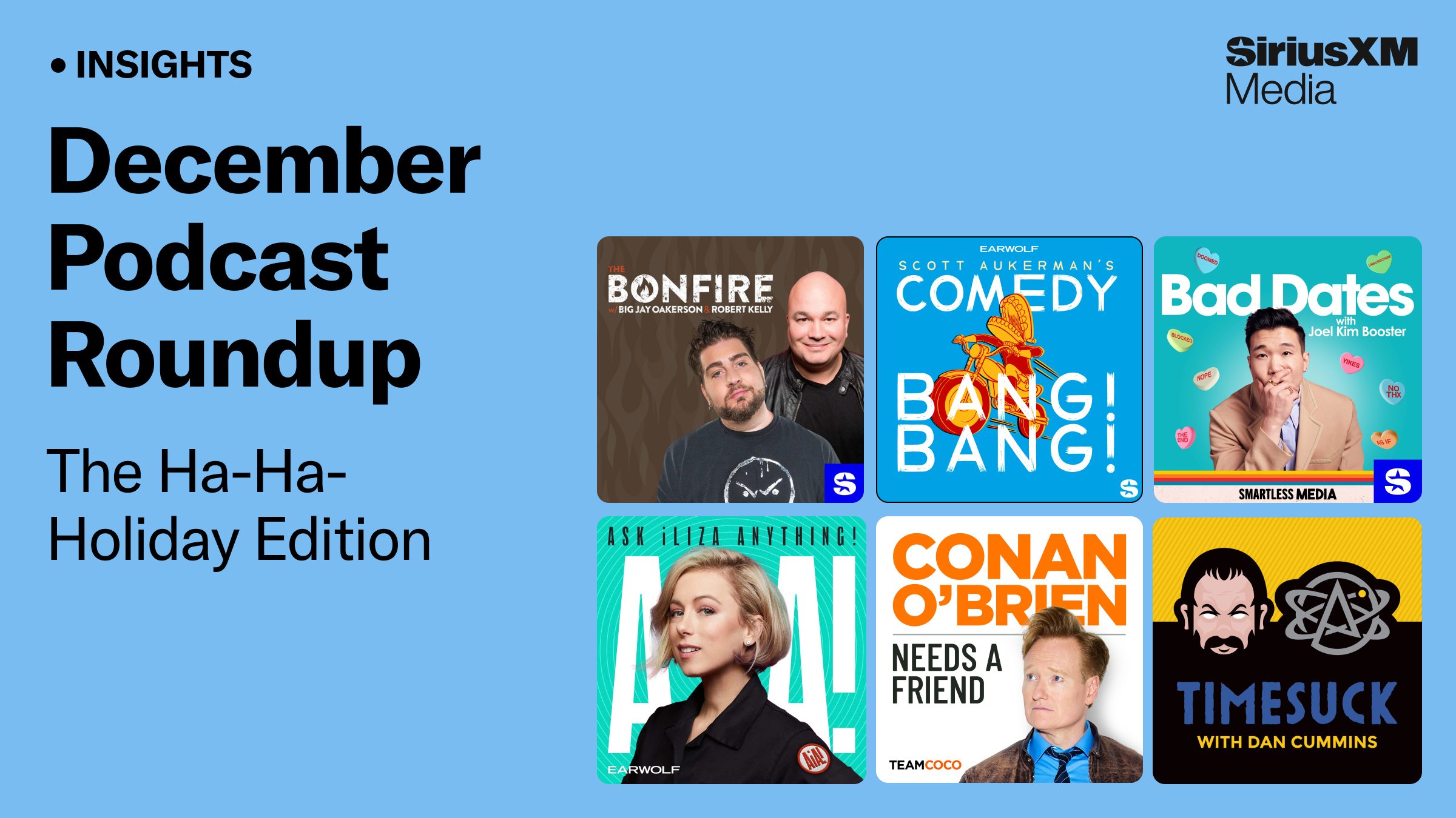 December Podcast Roundup: The Ha-Ha Holiday Edition