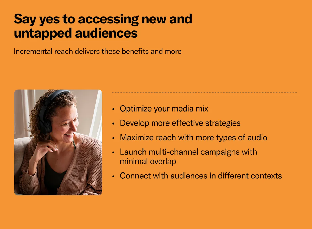 What Is Incremental Reach, and How Does Audio Deliver?