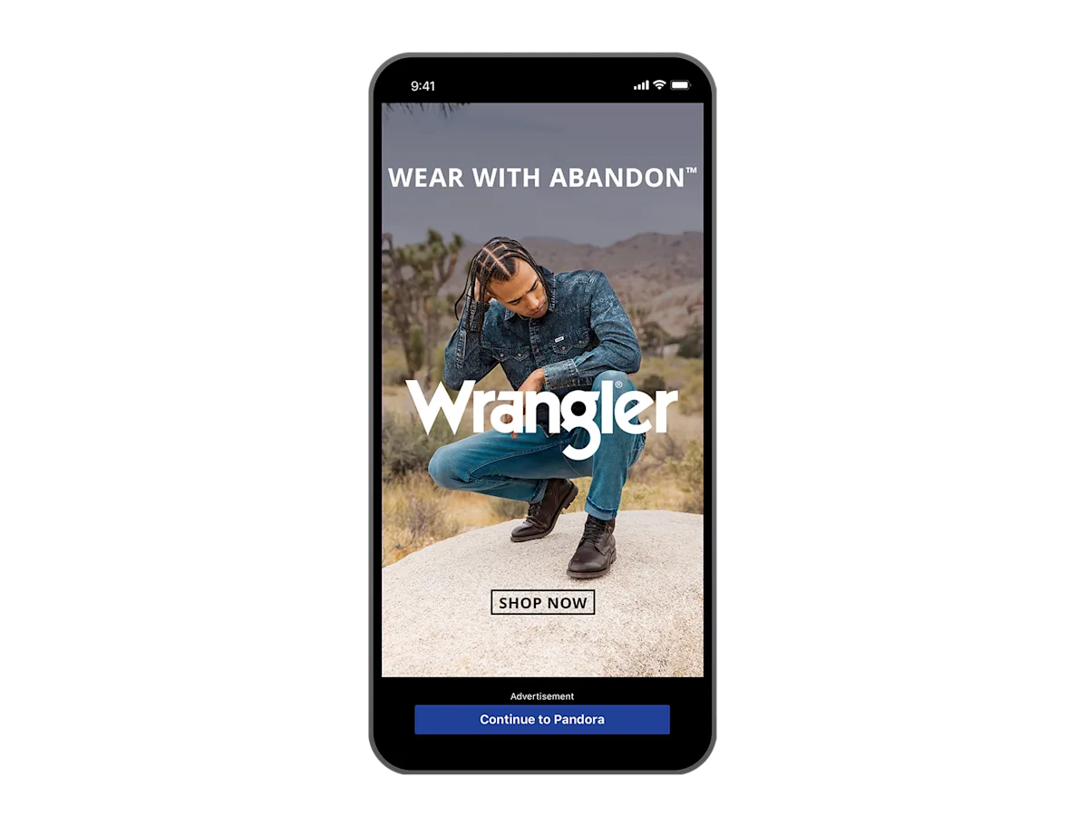 Enhance the audio experience with display ads