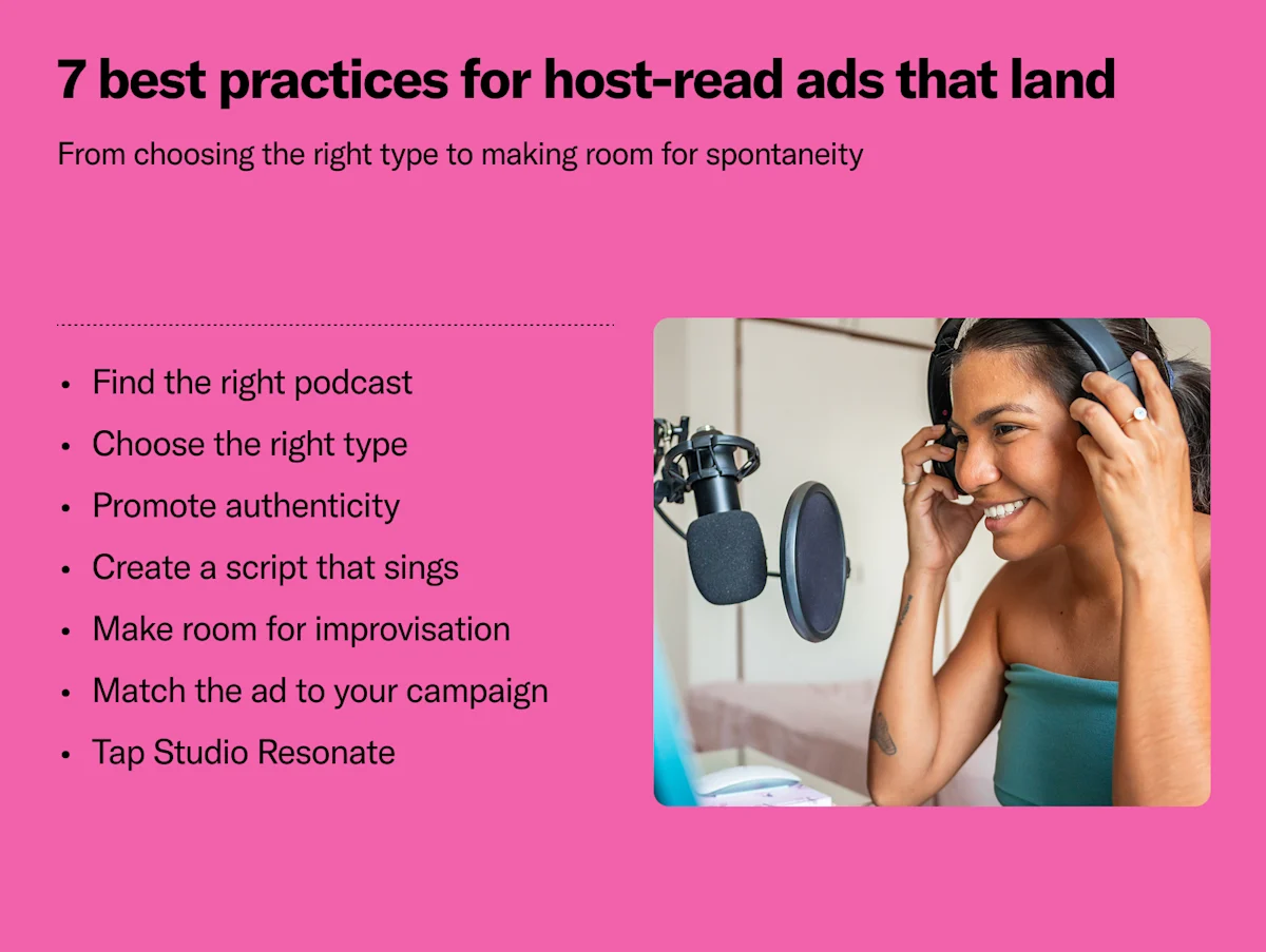 Host-Read Podcast Ads: 4 Tips for Writing Success