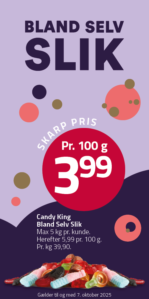 Køb slik - Altid lav pris hos Fleggaard