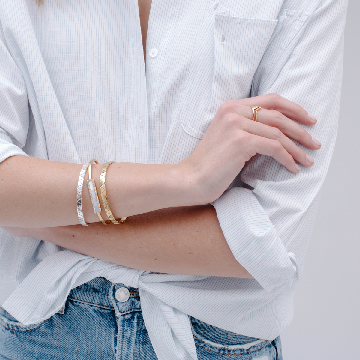 Signature Geometric Bracelet - Women's Bracelets | Tiary | Tiary
