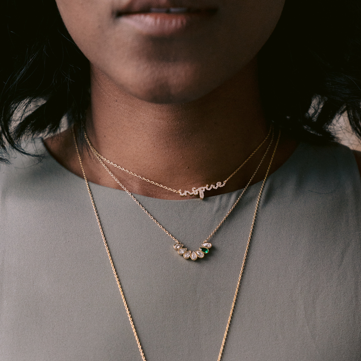 Teardrop Necklace - Women's Necklaces | Tiary | Tiary