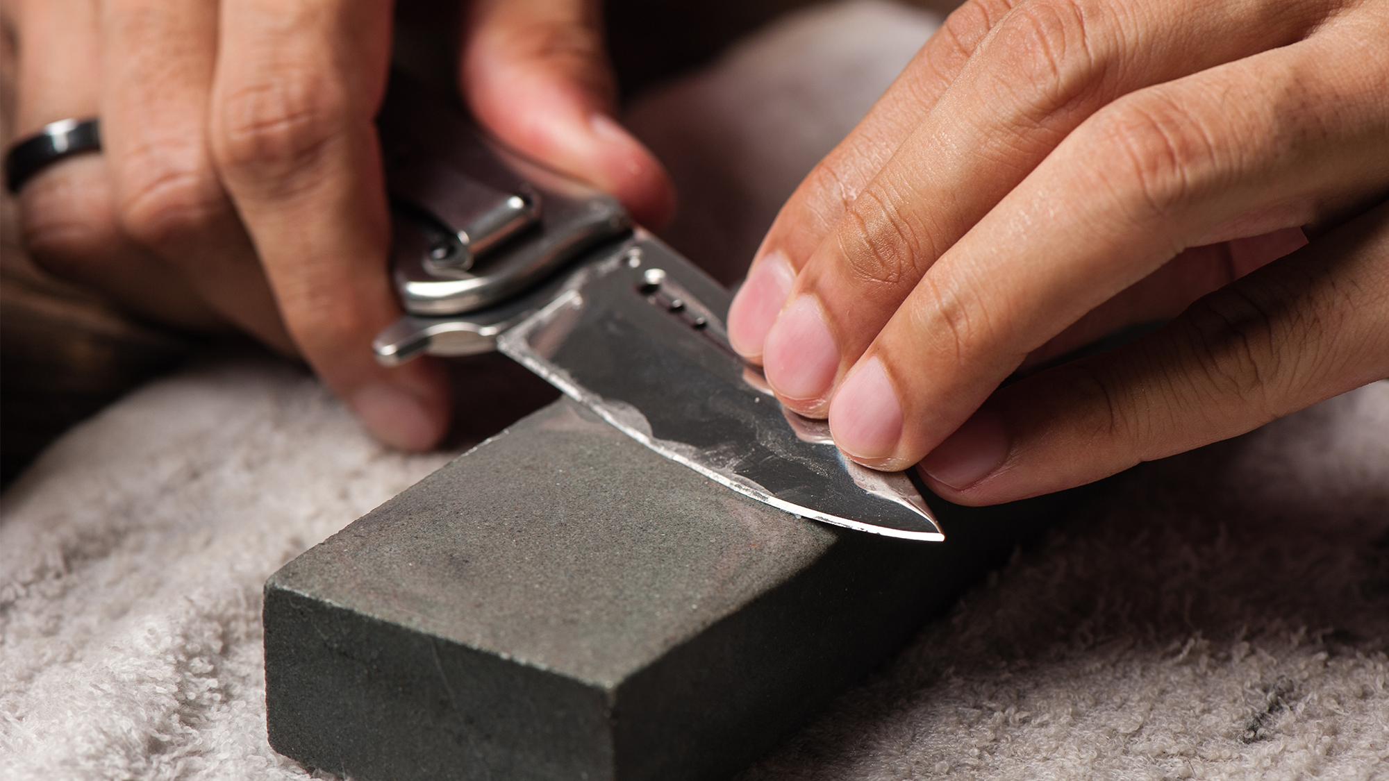 Can you sharpen a cheap knife store