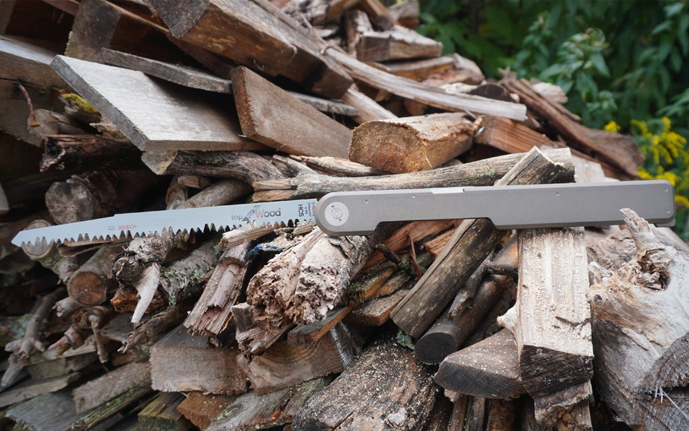 Folding crosscut saw store
