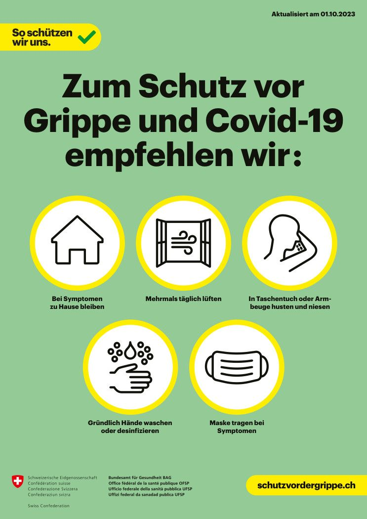 Aktuelle Verhaltens- und Hygieneempfehlungen | migesplus.ch