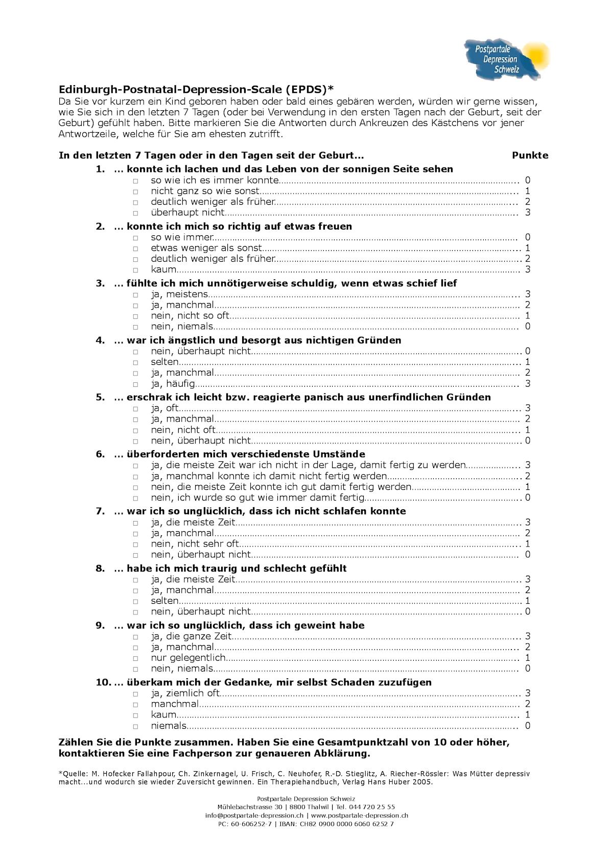 Edinburgh-Postnatal-Depression-Scale (EPDS) | migesplus.ch