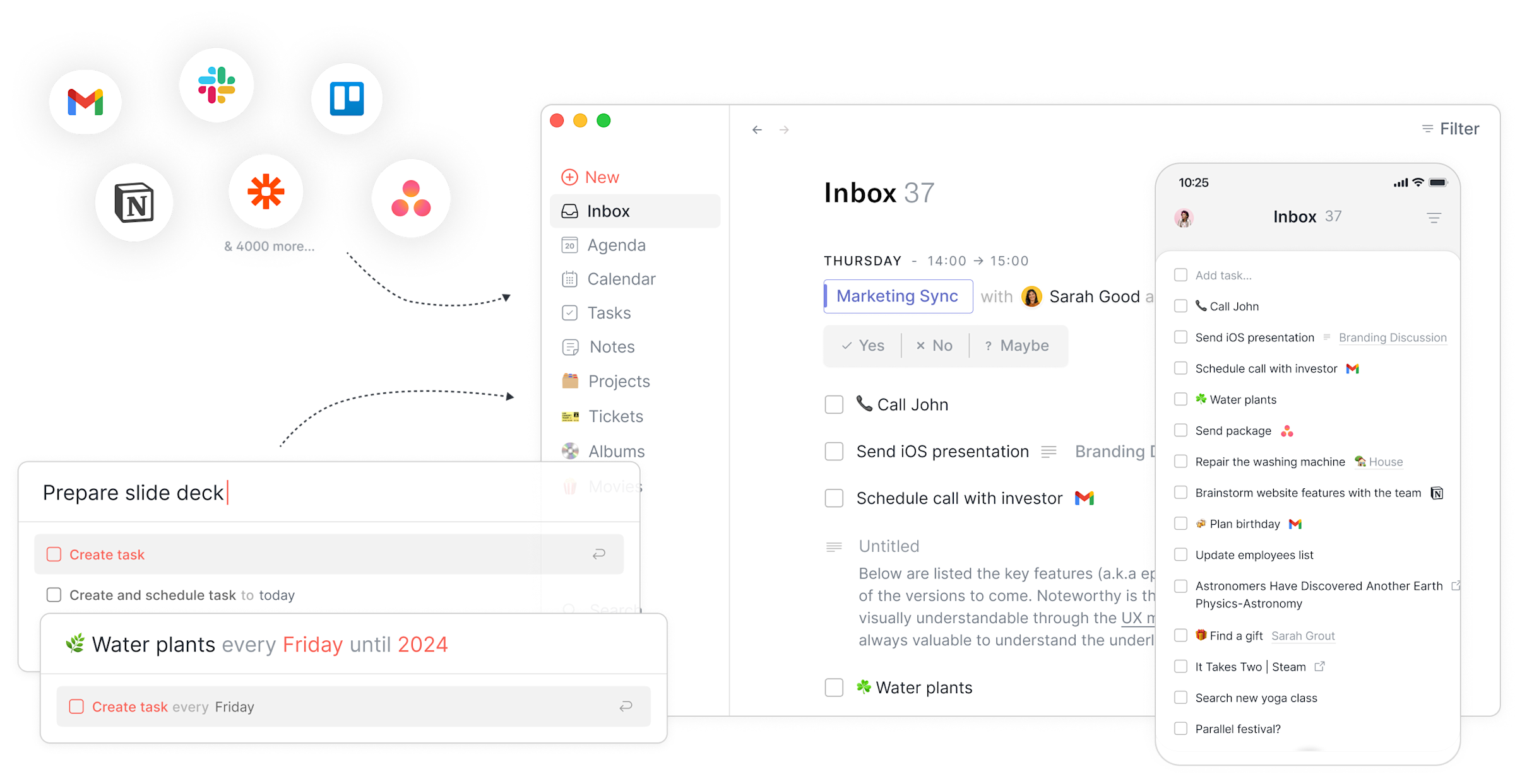Desktop App for Seamless Productivity · Routine