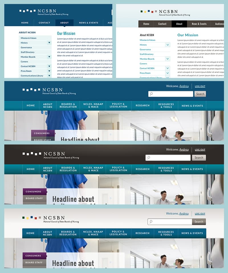 NCSBN Responsive Website Redesign Case Study