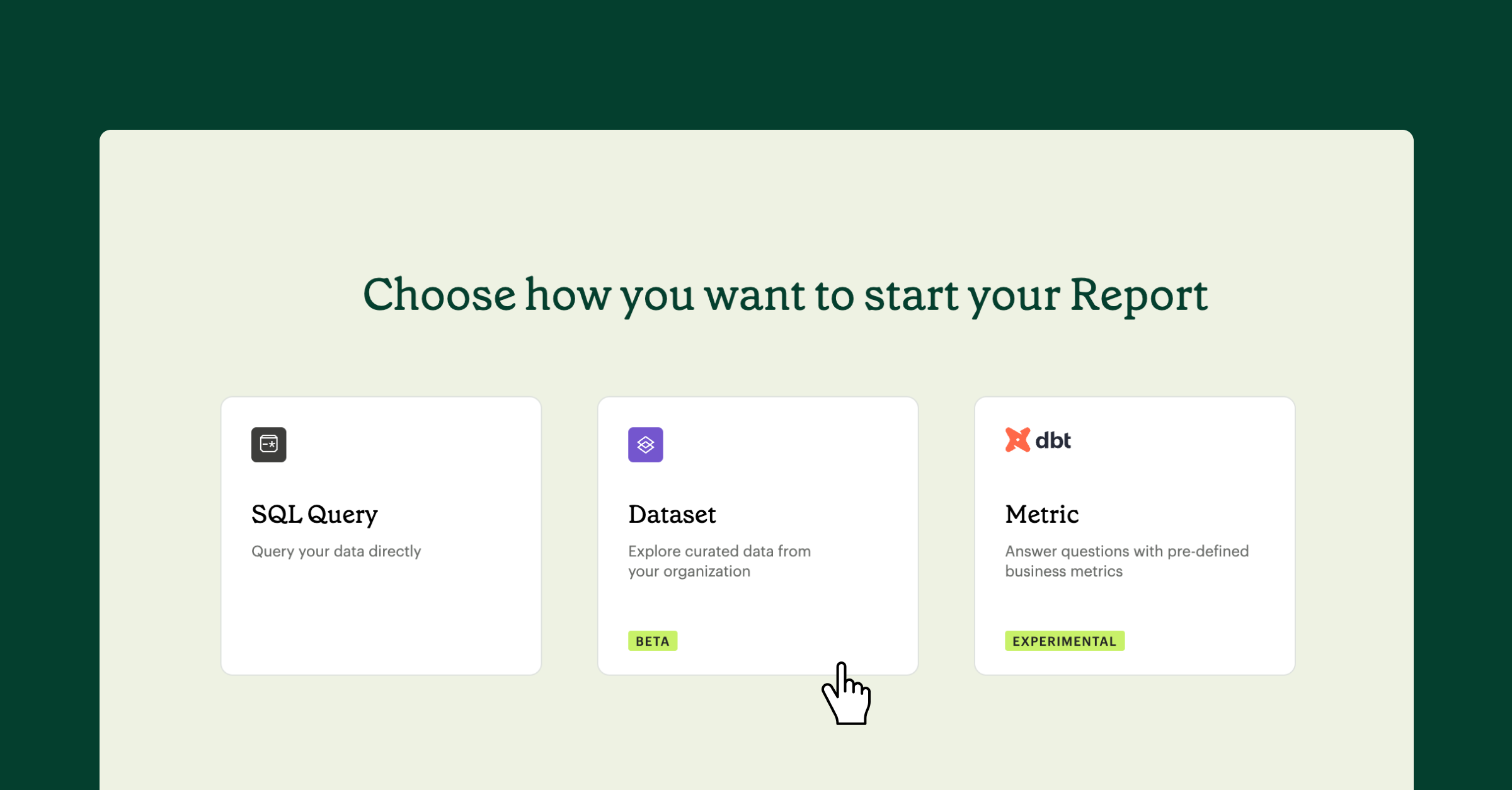 Now Live: Datasets, Curated Building Blocks for Self-Service Data Exploration | Mode