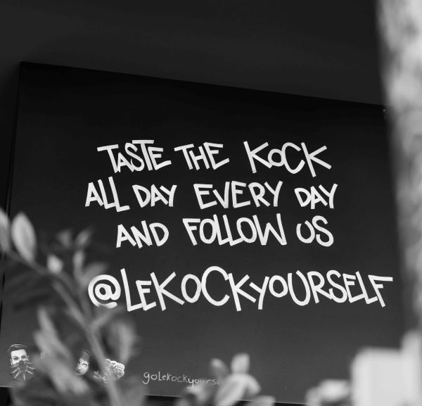 Hungry? We got food and drinks | Le Kock | Tail | Deig