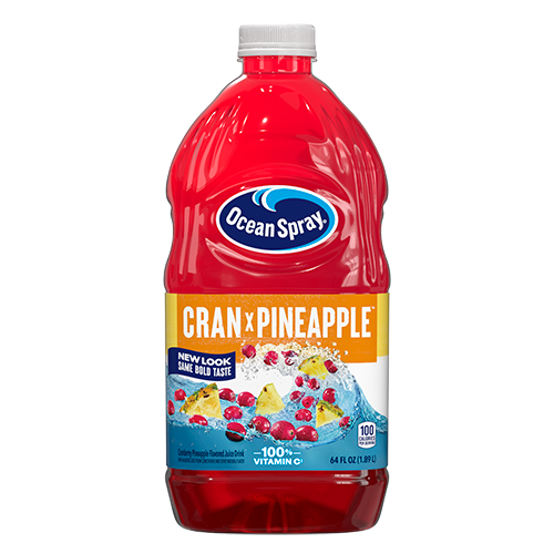 Cranberry Pineapple Flavored Juice Drink With Another Juice From Concentrate And Other Natural