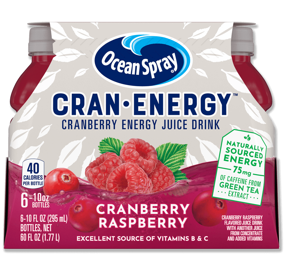 Cran•Energy™ Cranberry Raspberry Energy Juice Drink