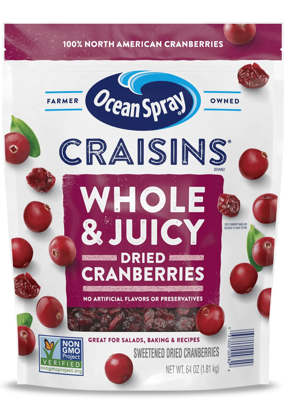 Craisins® Whole & Juicy Dried Cranberries