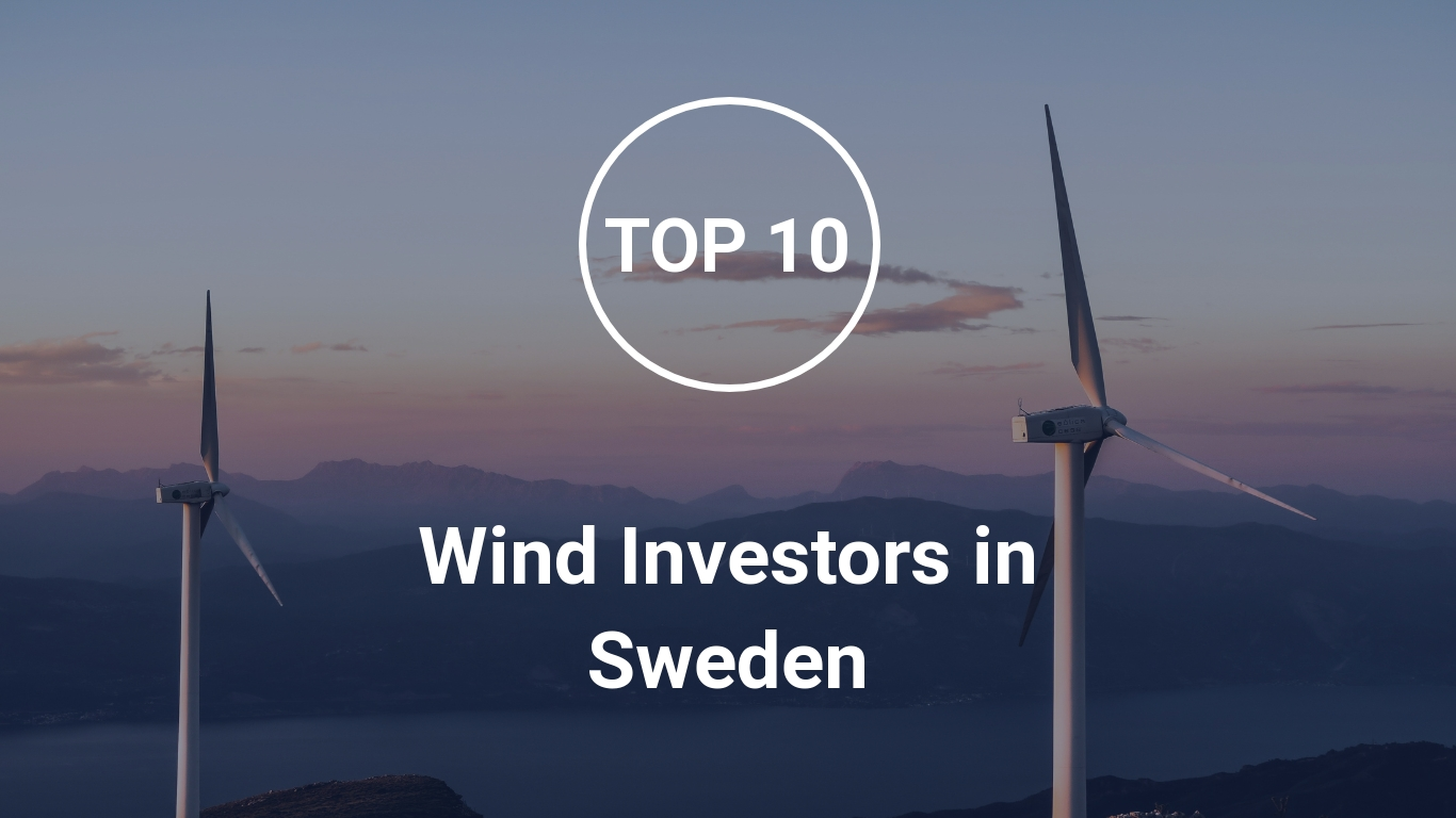 Top 10 Wind Investors in Sweden | PF Nexus