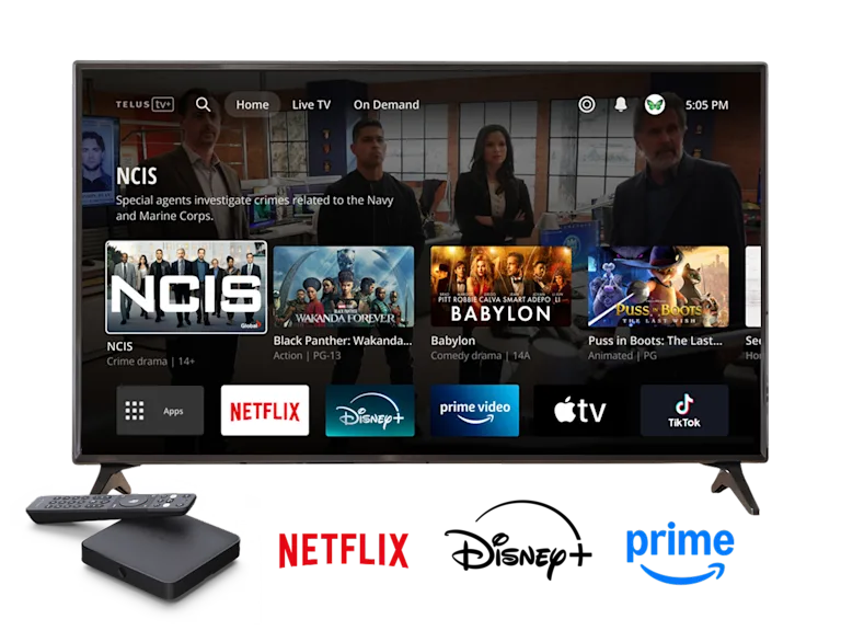 Enjoy streaming and live TV with Optik TV | TELUS