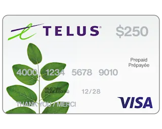 Win a $250 Visa Gift Card | TELUS