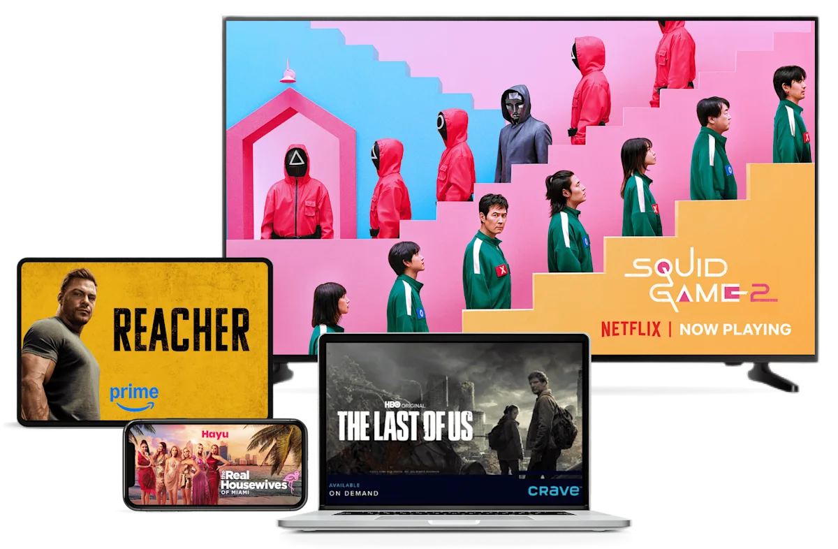 Optik TV Apps - Netflix, Prime Video, & More | TELUS