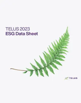 Sustainability reporting | TELUS Sustainability