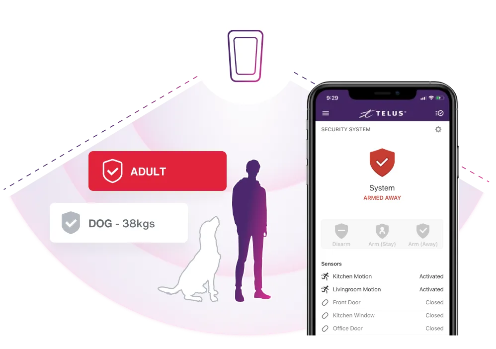 Motion Sensors And Detectors For Smart Home Security | TELUS