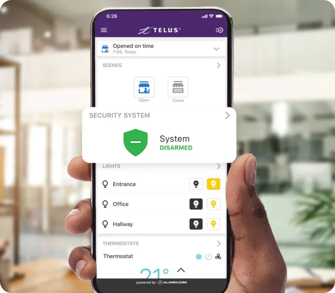Business Security & Alarm Monitoring Systems | TELUS