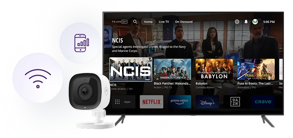 Professional home monitoring | TELUS SmartHome+ Security