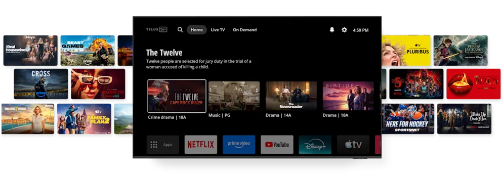 Optik TV - Get a 55” Smart TV when you Bundle TV + internet