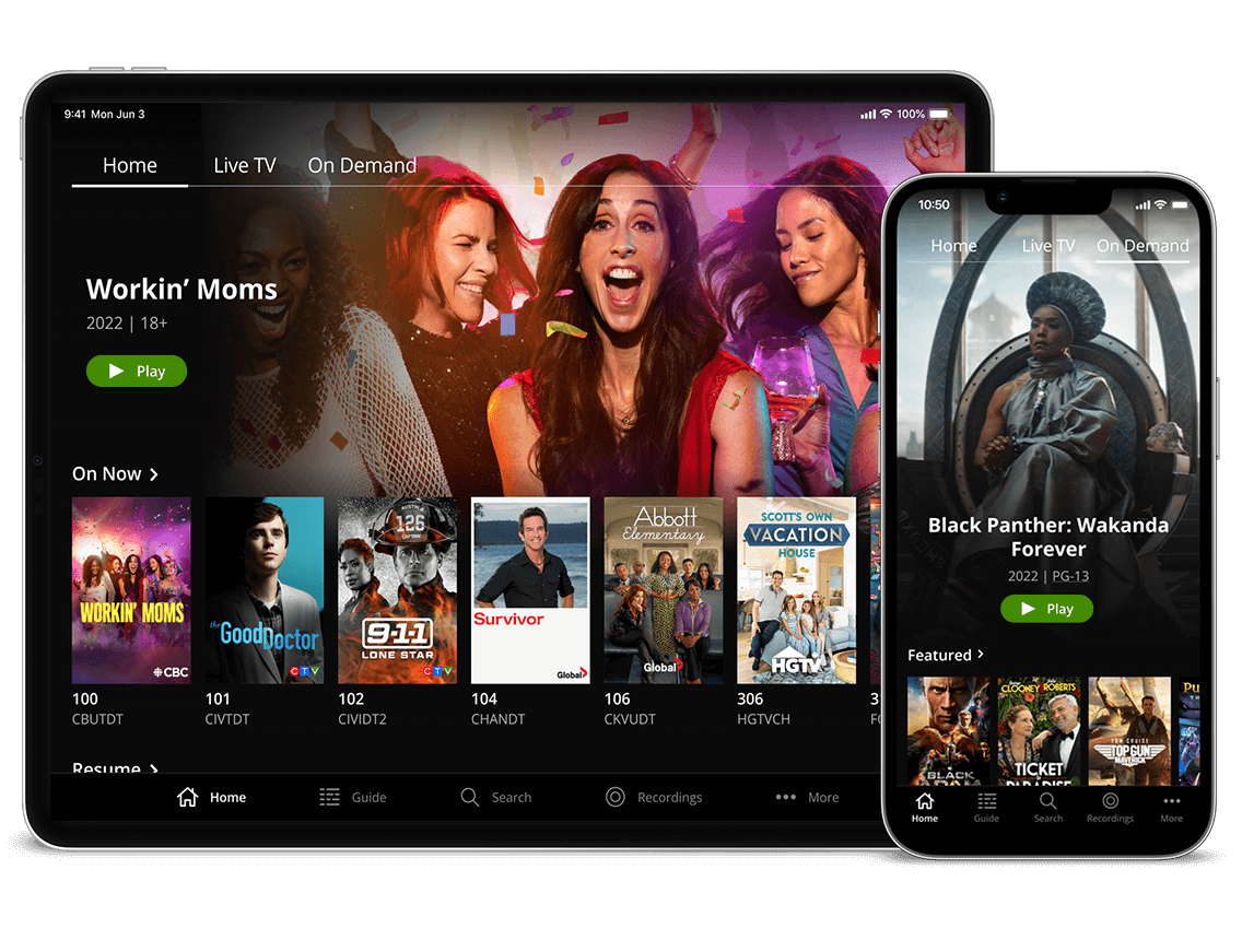Optik TV Apps - Netflix, Prime Video, & More | TELUS