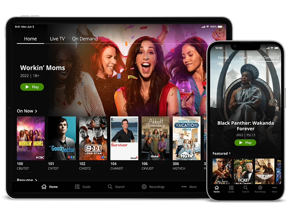 Optik TV Apps - Netflix, Prime Video, & More | TELUS
