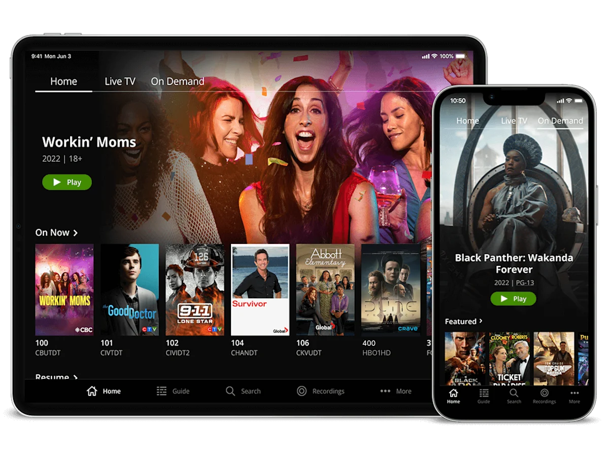 Optik TV Apps - Netflix, Prime Video, & More | TELUS