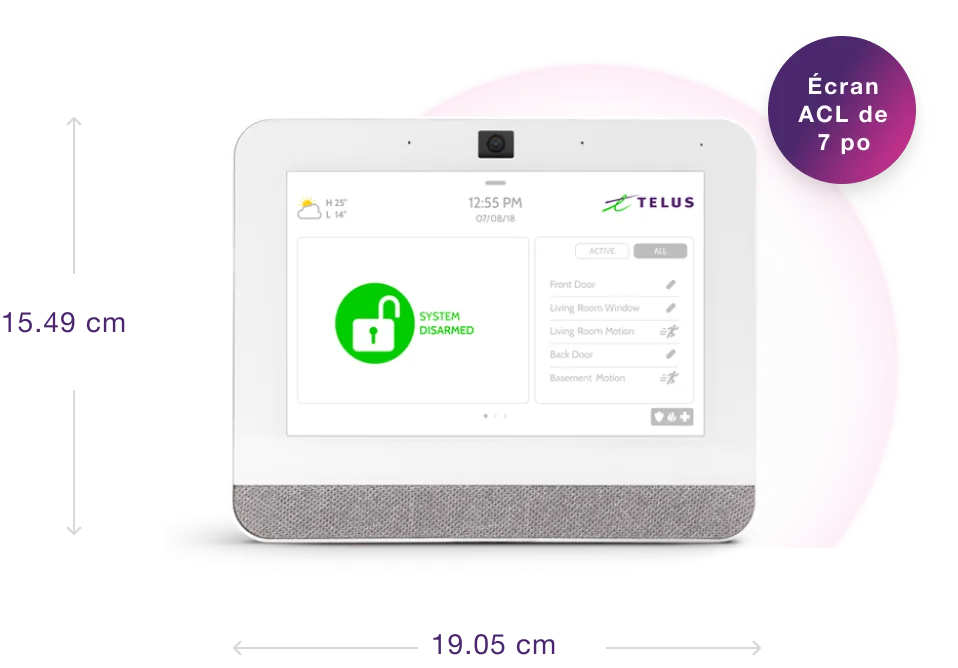 Panneau de commande pour Maison connectée | TELUS