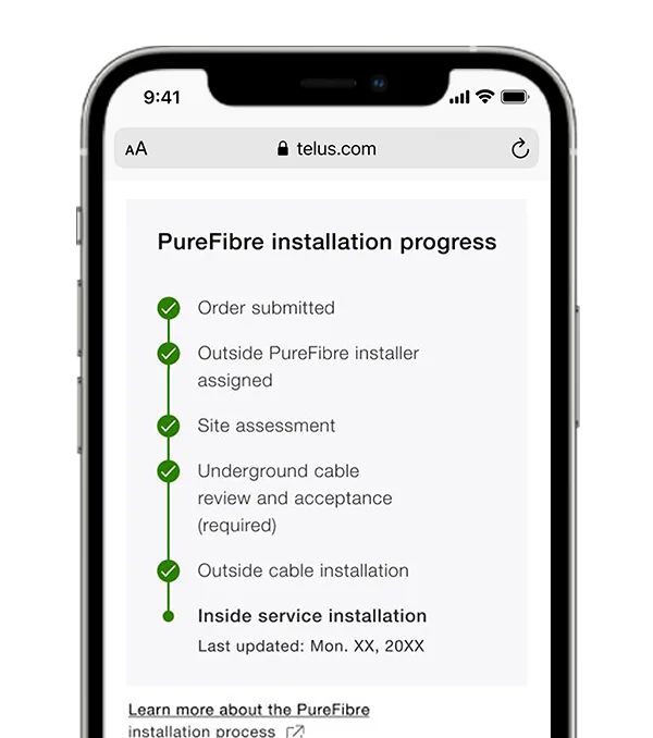 Get Connected to TELUS PureFibre | TELUS