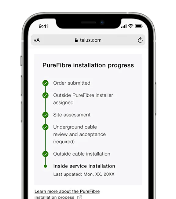 Get Connected to TELUS PureFibre | TELUS