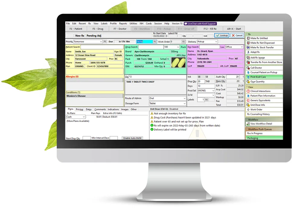 Kroll Pharmacy Management Solution | TELUS Health