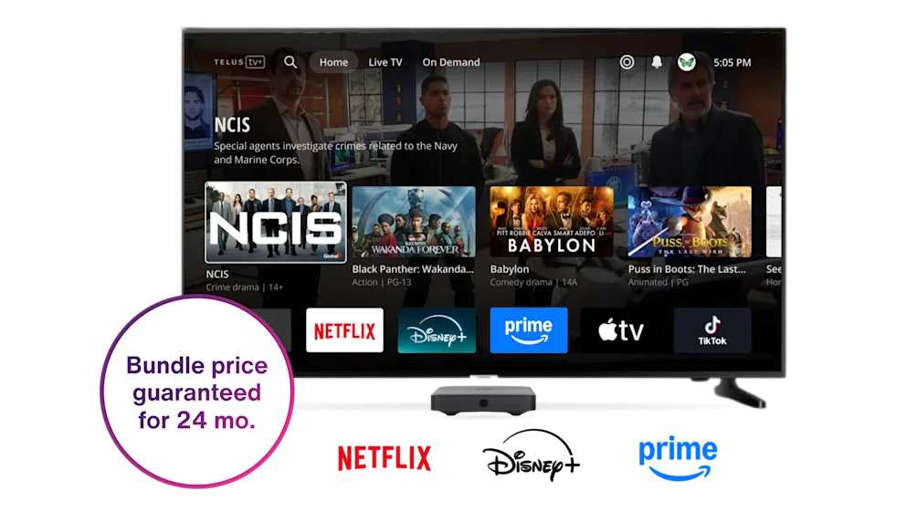 Enjoy streaming and live TV with Optik TV | TELUS