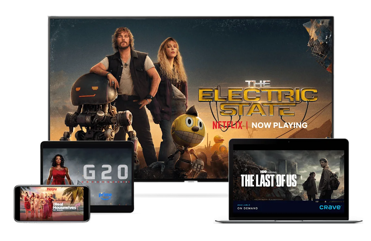 Optik TV Apps - Netflix, Prime Video, & More | TELUS
