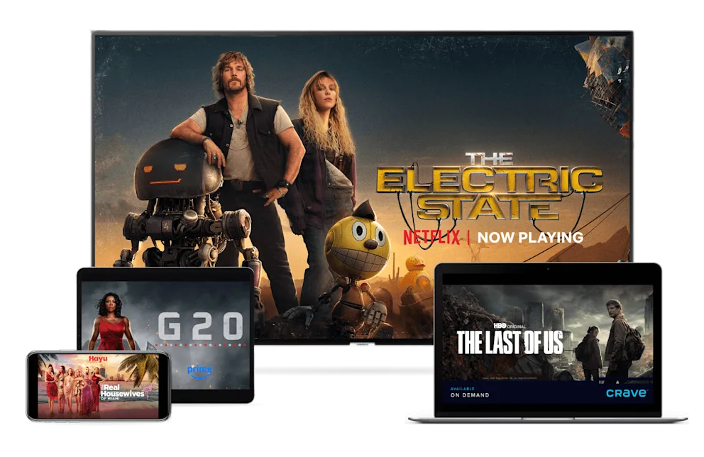Optik TV Apps - Netflix, Prime Video, & More | TELUS