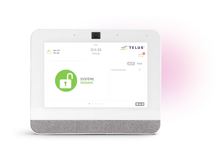Panneau de commande pour Maison connectée | TELUS