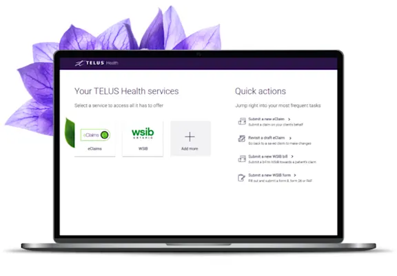 eClaims for allied healthcare professionals | TELUS Health