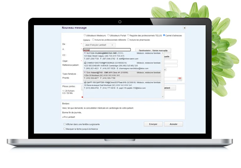 Medesync DME pour cardiologues | TELUS Santé