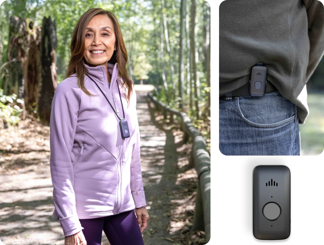 TELUS Health Medical Alert Pendant with fall detection