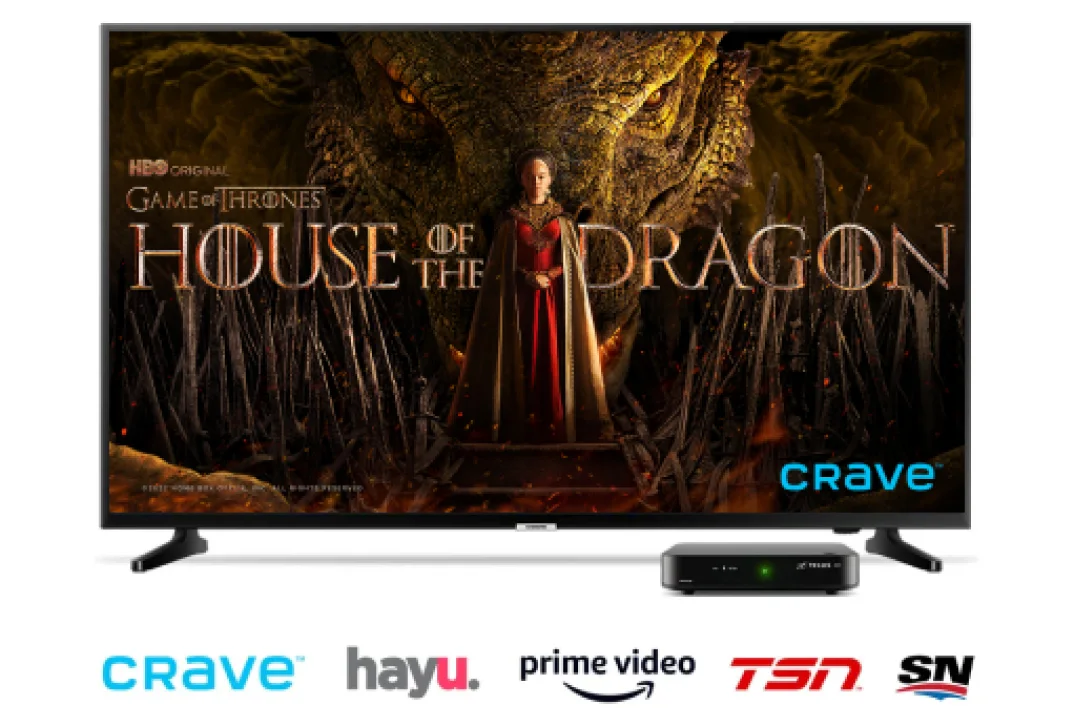 Get Streaming Included with Optik TV + Internet | TELUS