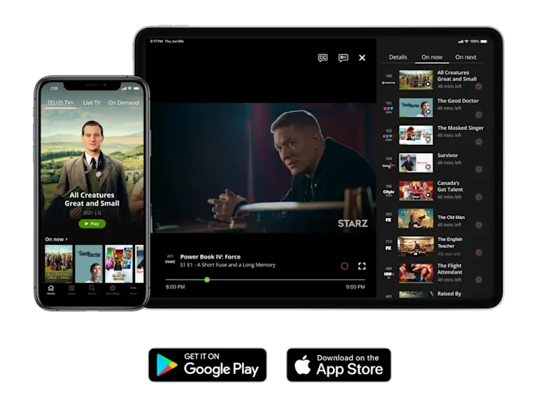 Watch TV on-the-go with the Optik TV App | TELUS