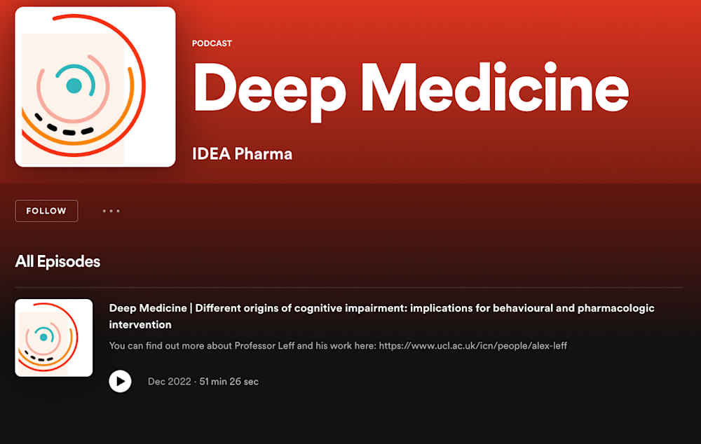 Deep Medicine Podcast with IDEA Pharma Chief Medical Officer, Alexander Gray,