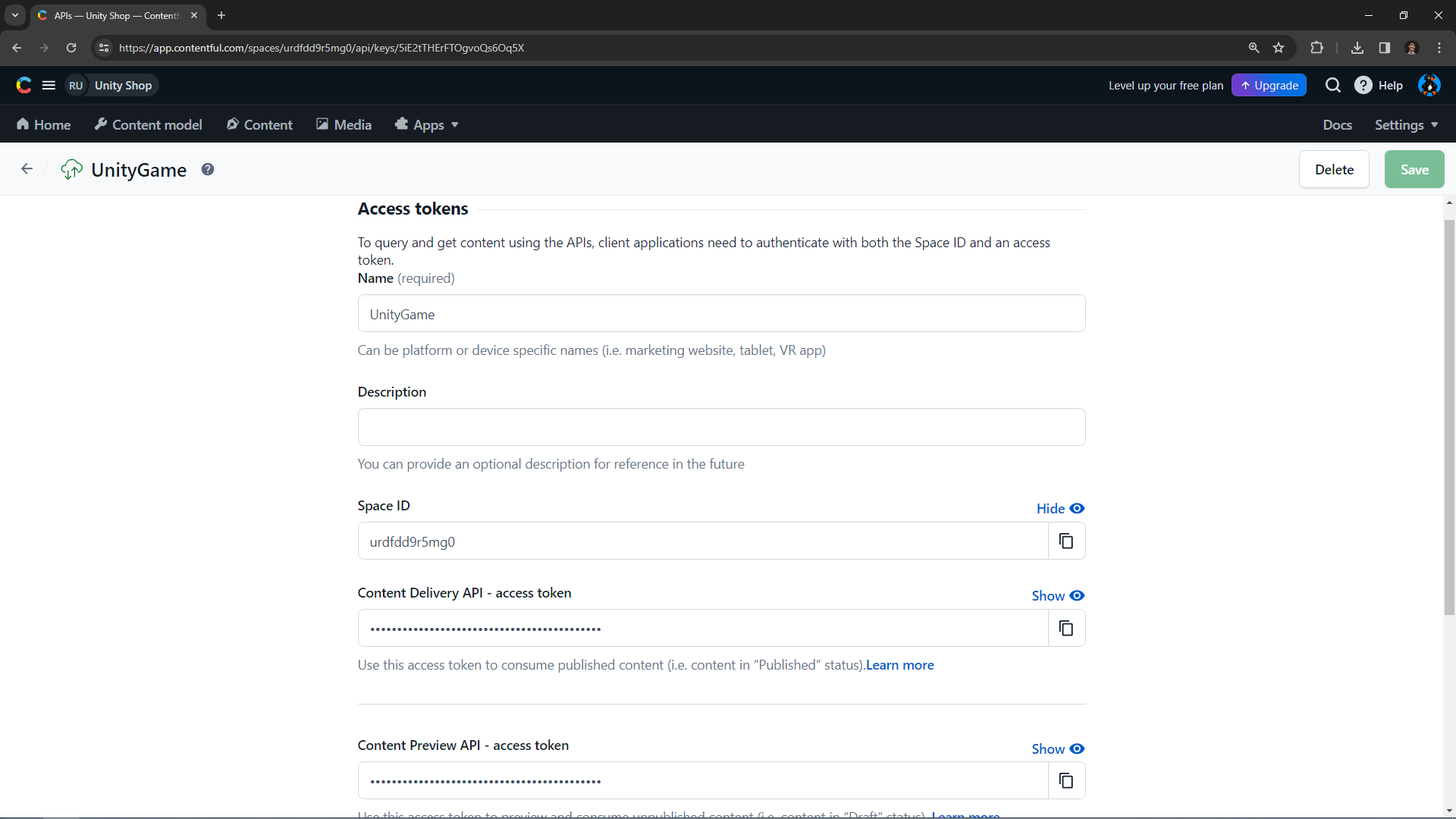 Unity game development with Contentful | Contentful