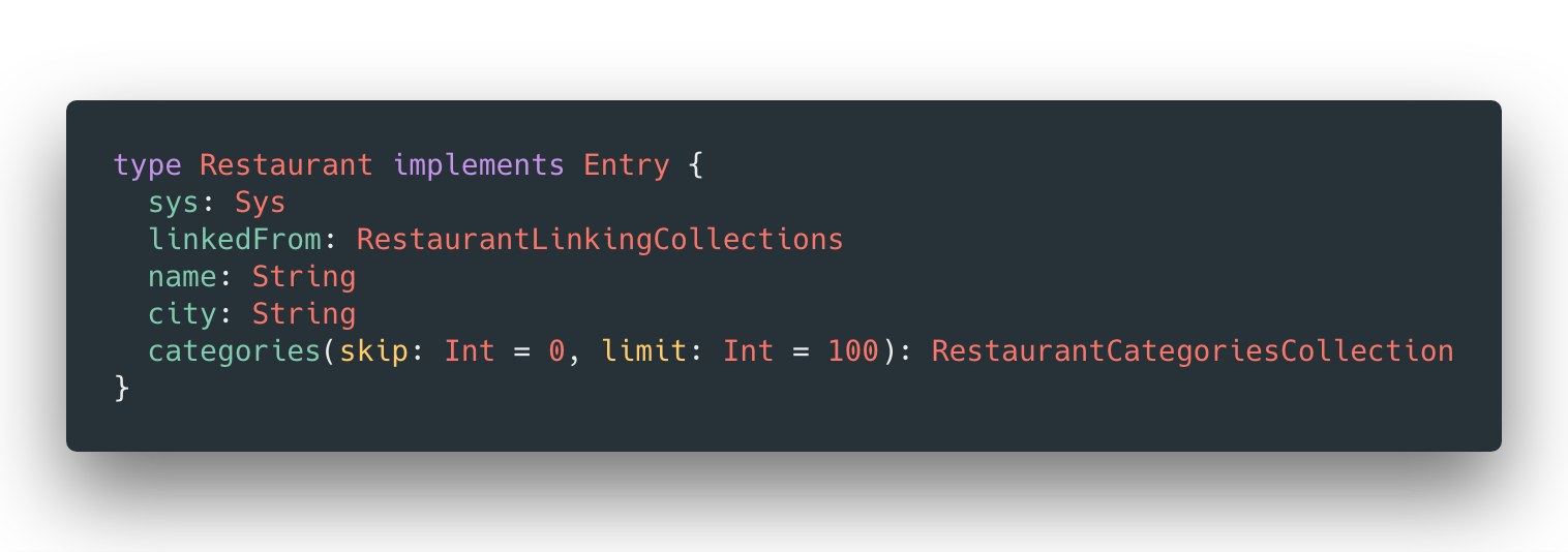 GraphQL dynamic schema generation for changing data models | Contentful